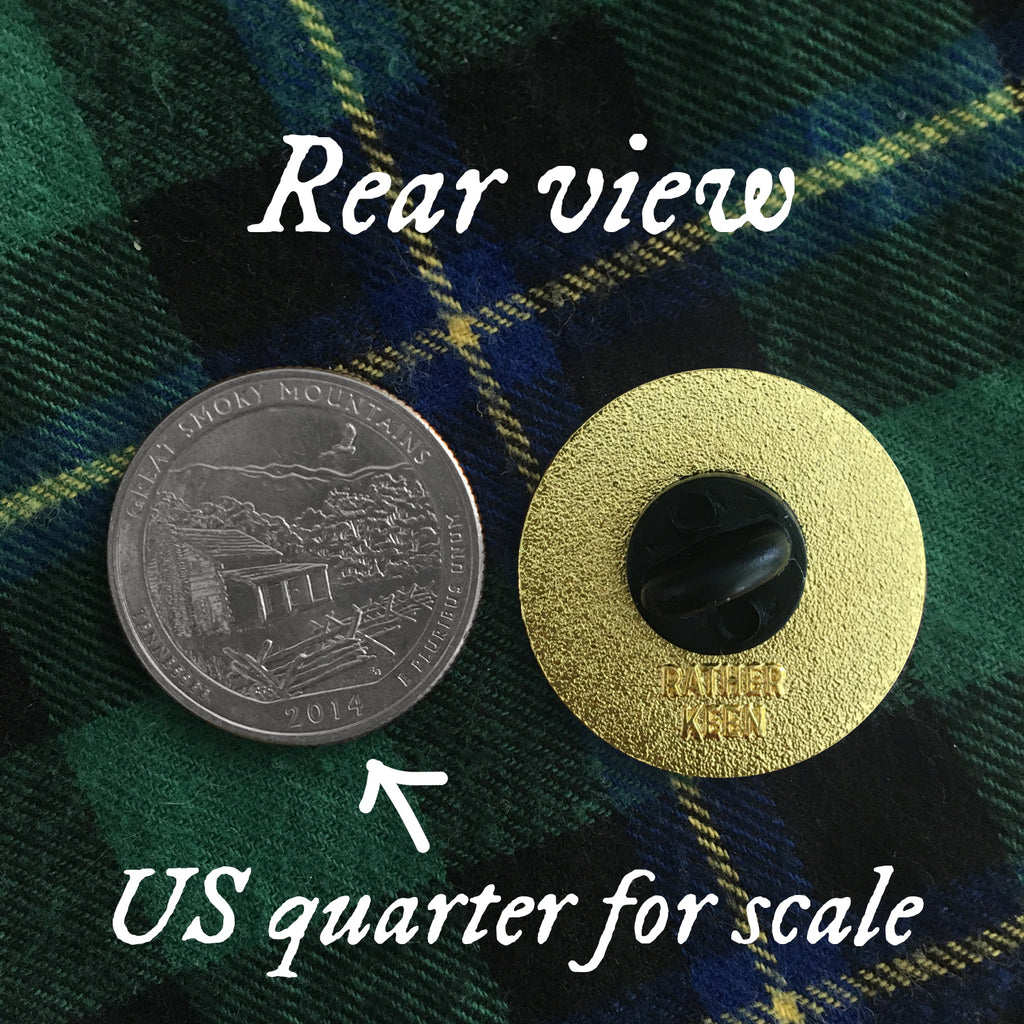 Je Suis Prest - Outlander enamel pin – Rather Keen